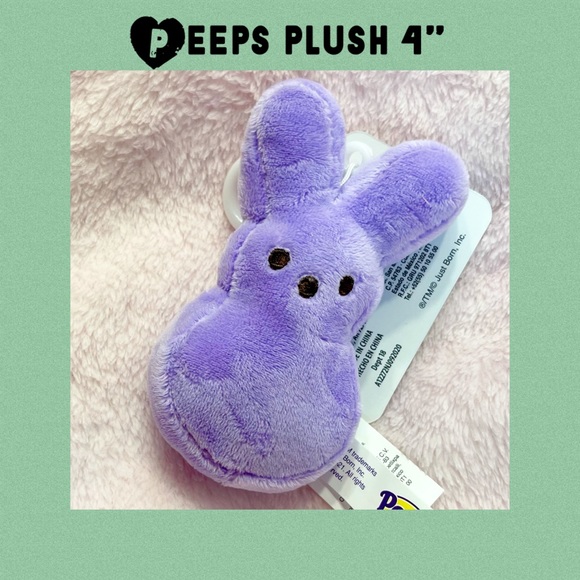 Peeps | Accessories | Kawaii Purple Peeps Bunny Plush Easter Peep Plush | Poshmark